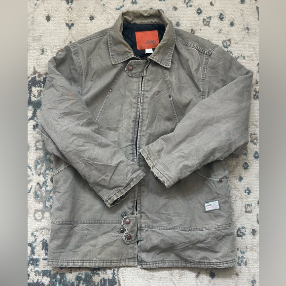 Jeep | Jackets & Coats | Jeep Gray Military Field Jacket With Classic ...